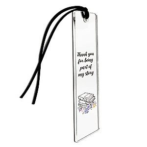 Thank You Gifts - Funny Thank you for Being Part of my Story Inspirational Bookmark Gifts, Friends Coworkers Daughter Women Girls Lovers Friendship Gifts New Job Gifts for Her - Inspirational Bookmark