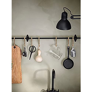 HomeyHandcraft 8 Pack 6 Inch Rattan S Hooks for Hanging, Hangers S Shaped Hooks for Bags, Clothes, Plants, Utensils, Cups, Mugs, Pans, Pots, Kitchenware