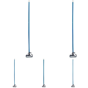 SPARTA 4166414 Spectrum Fiberglass Mop Handle with Quik-Release for Cleaning, Commercial, Residential, 60 Inches, Blue (Pack of 5)