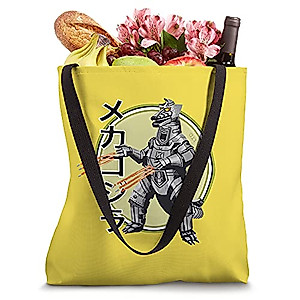 Godzilla Mechagodzilla Illustrated Mustard Tote Bag