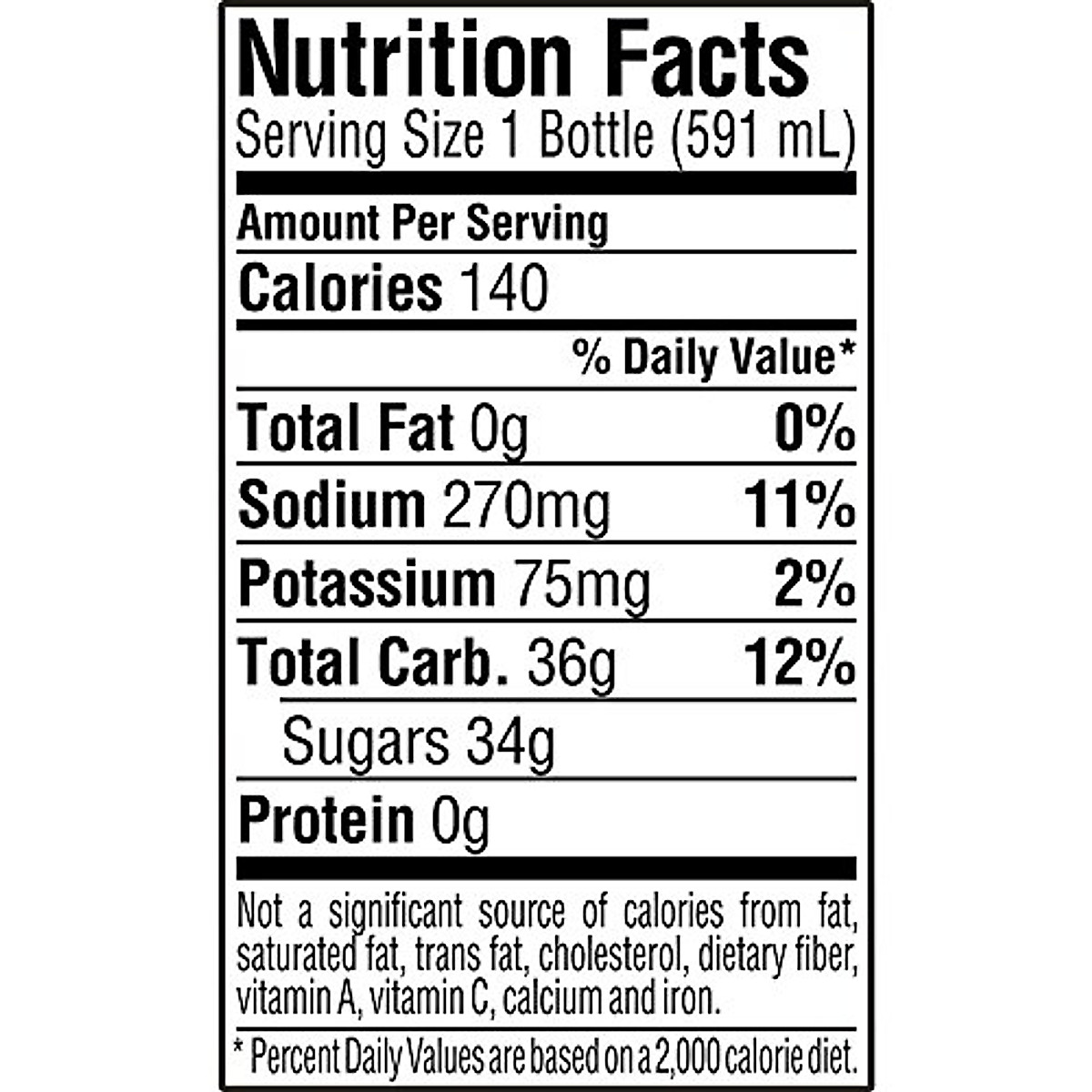 Gatorade Original Thirst Quencher,Orange, 20 ounce, 12 count