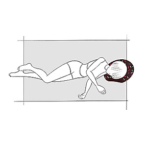 Truyond Donut Pillow for Ear Piercings - Comfortable Soft Ear Pillow for Side Sleeping - Reduces Ear Discomfort - Fun Decor, Stuffed Cushion and Toy, 14 Inches (Brown Chocolate)