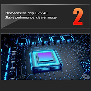 HD USB Camera Module, Embedded Fixed Focusless 5MP Industrial Equipment Camera Board OV5640 Industrial Component