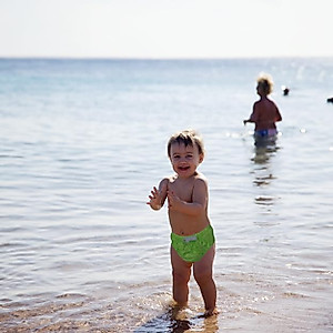 KaWaii Baby Unisex Infant Toddler Swim Diapers, Reusable Swimming Pants Mesh Inner, 3-Pack (S,M,L) 12-40 lbs