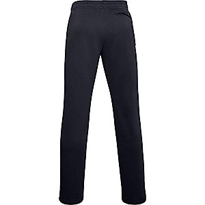 Under Armour Mens Rival Fleece Pants , Black (001)/Onyx White , Large