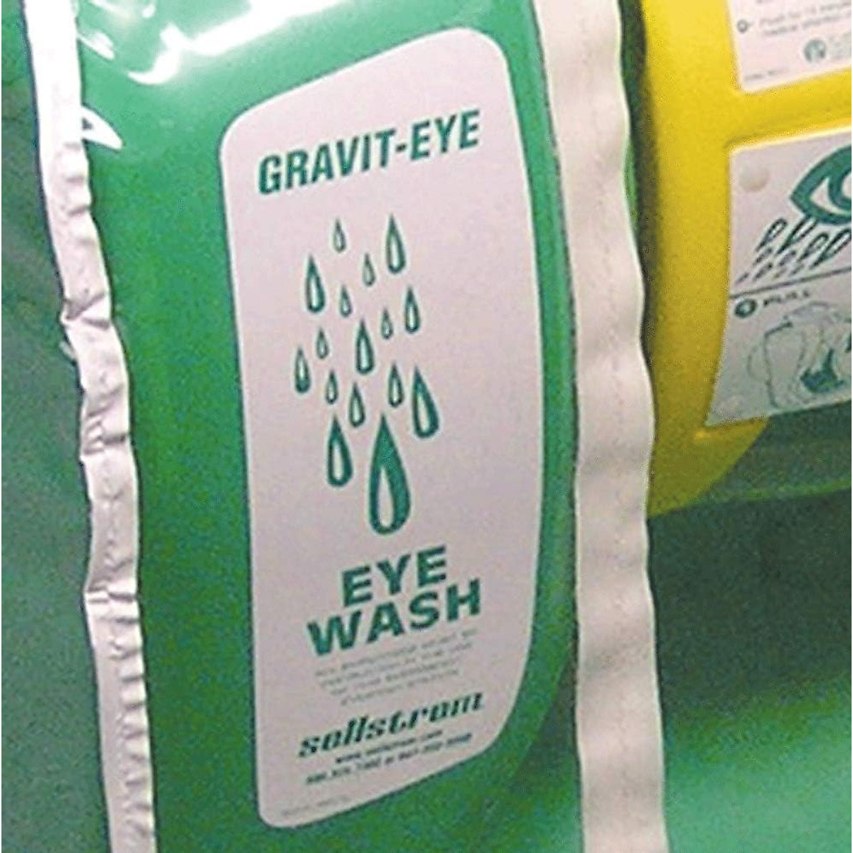 Sellstrom Clear Vinyl Replacement Dust Cover, For 16 Gallon Gravity-Flow Portable Eye Wash Station (Eyewash Station Not Included), S90335