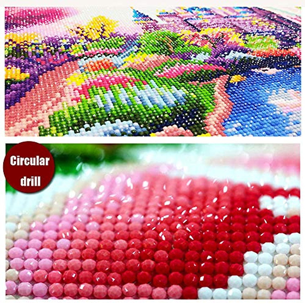 DIY 5d Diamond Painting Kits for Adults,Full Drill Crystal Diamond Dots Art Kit Cross Stitch Embroidery Paint with Diamonds Crafts for Kids and Beginners Home Decor（Canvas Size: 11.8 X 15.75 Inch）