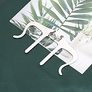 KEYCHIN Music Page Holder Notes Student Teacher Gift Music Book Clip Piano Music Bookmark for Music Teacher Musicians (Bookmark-S)