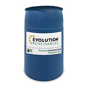Evolution Renewables Bio-Based Industrial Grade Propylene Glycol (Product Code: 049020) (Drum 476 LBS)