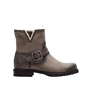 Frye Women's Veronica Shearling Bootie, Grey - 10 M