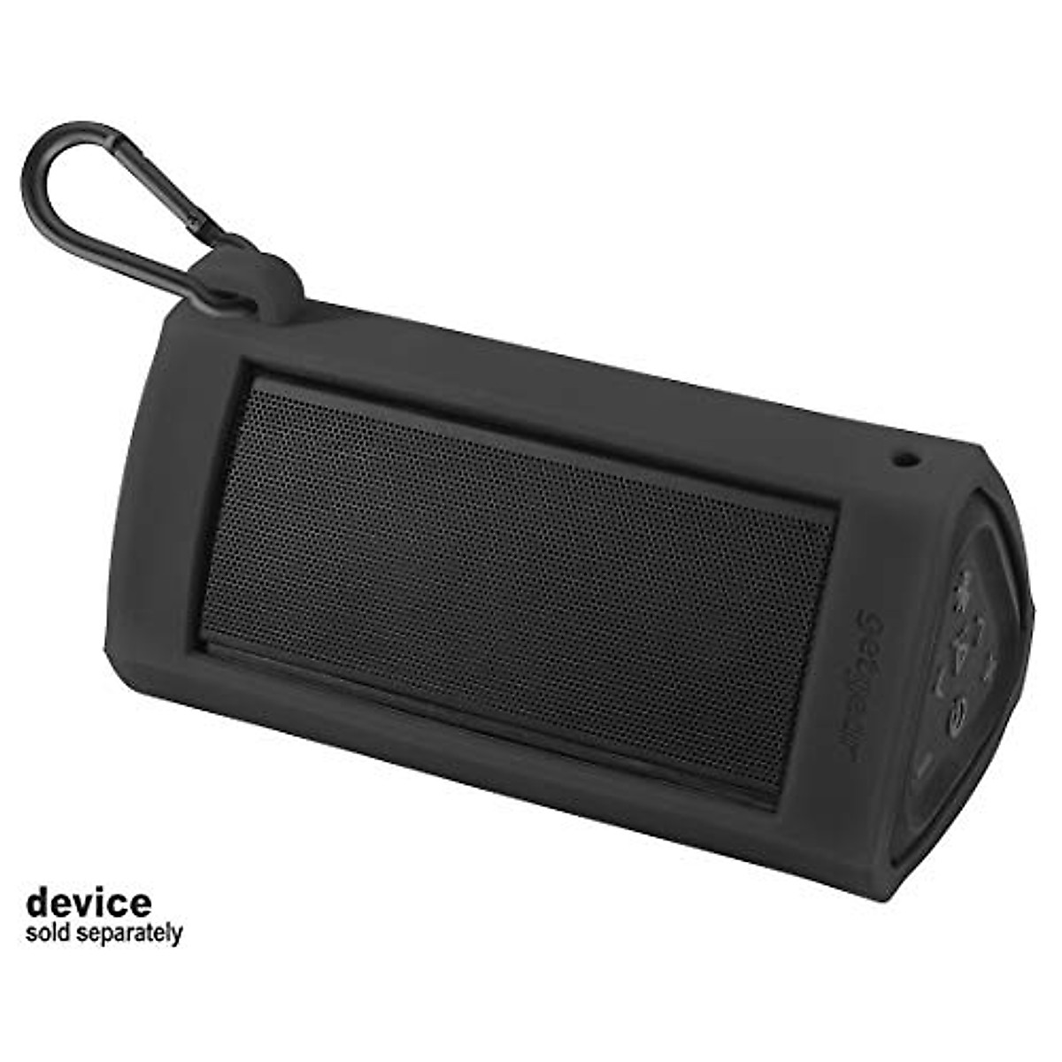 GETGEAR Silicone Cover Compatible with Angle 3 Ultra - Bluetooth Portable Speaker (Black)
