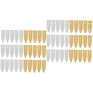 2sets Copper Zinc Electrode Strip Toy Reminder Nickel Electroplating Plate System Pool Lab Zinc Anode Copper Strip Electrode Strip for Experiment Fruit Battery Experiment 30pcs*2 ULTECHNOVO