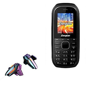 BoxWave Gaming Gear Compatible with Energizer Energy E12 (Gaming Gear by BoxWave) - Touchscreen QuickTrigger, Trigger Buttons Quick Gaming Mobile FPS for Energizer Energy E12 - Jet Black