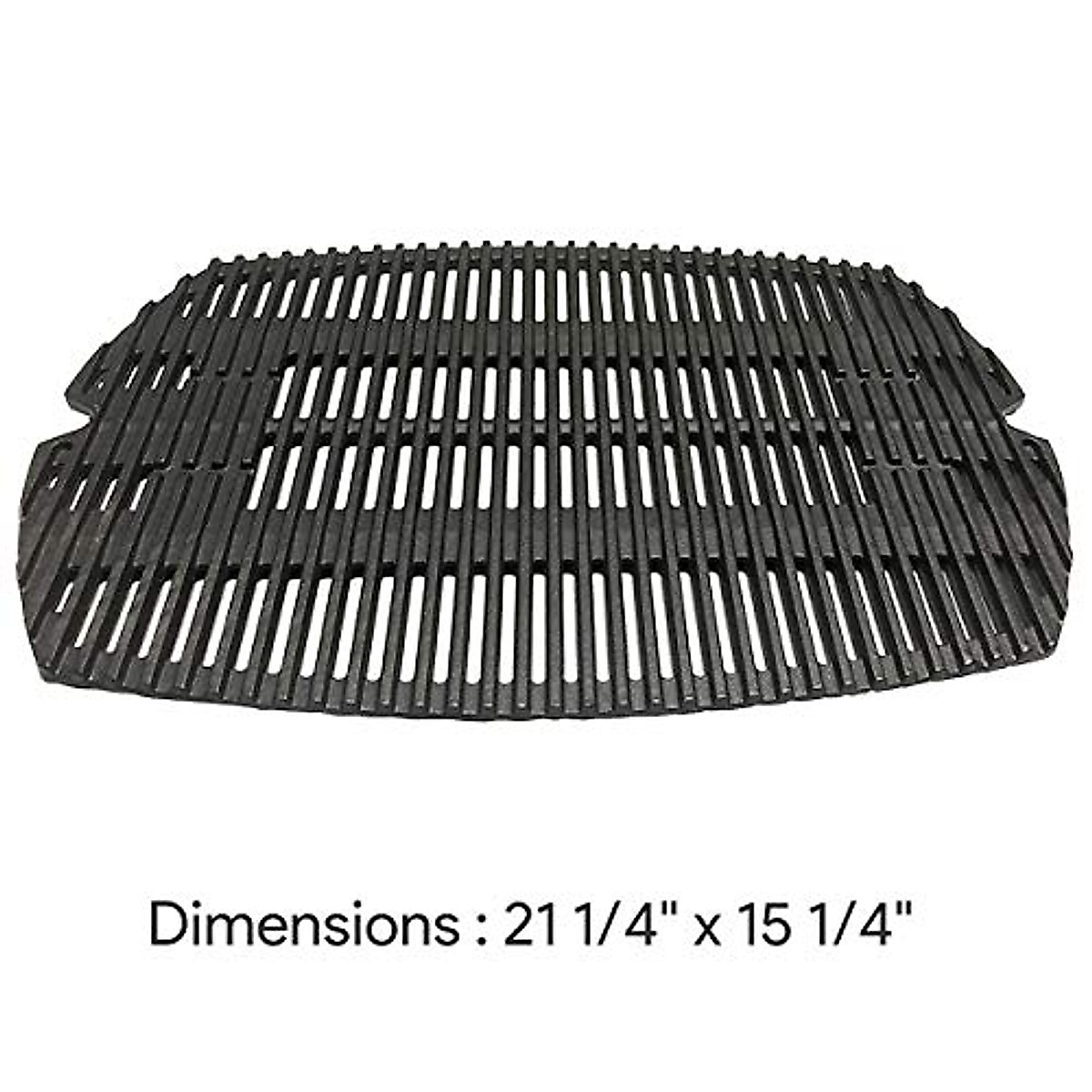 soldbbq 7583 Cast Iron Cooking Grates Replacement Parts for Weber Q200 Q220 396000 396001 566001 566002 566014 Char Q, Part Number 41878 WEB41878