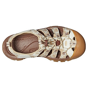 KEEN Women's Newport H2 Closed Toe Water Sandals, Smokey Bear/Smores, 10.5