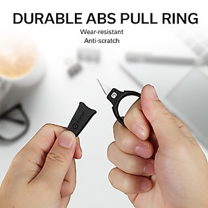 CIVIVI 3 Pack Box Cutter Utility Knife, Mini Neck Knife for Men Women EDC, Quick Snip Knife with 3Pcs Extra Blades, 3Pcs Bead Chain C22022A-2