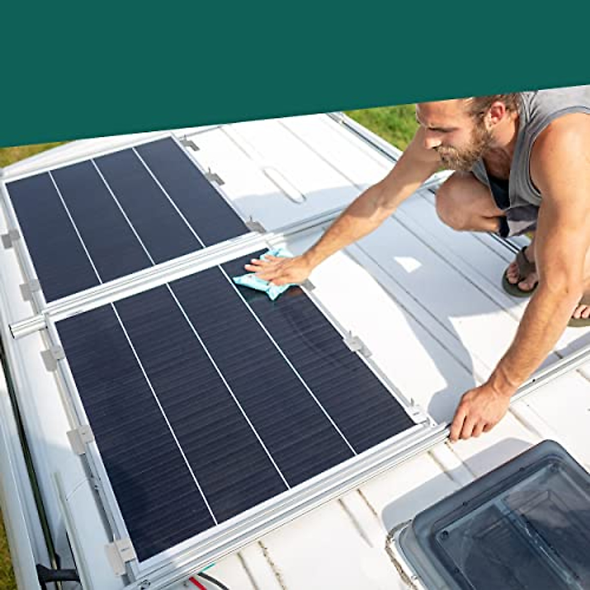 Houseables Solar Panel Mounting Brackets, Roof Panels Z Bracket, 2.5” x 1.5” x 3.9”, 4 Sets (16 Pc), Aluminum, Off Grid, Adjustable Mount Nuts & Bolts, Boat Accessories, Wind Generators, RVs, Trailers