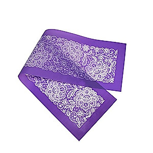 ART KITCHENWARE Flower Mesh Cake Stencils for Royal Icing Peony Cake Lace Stencil for Wedding Cake Decorating Cookie Stencils for Bakery 19"×5.12"