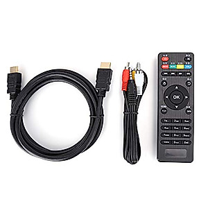 Zyyini 4K HD Multimedia Switcher,High Definition USB Media Player Support Horizontal Vertical Screen,Autocycle Advisement Player for Video Game Systems, Media Players, Computers, TV(Black)