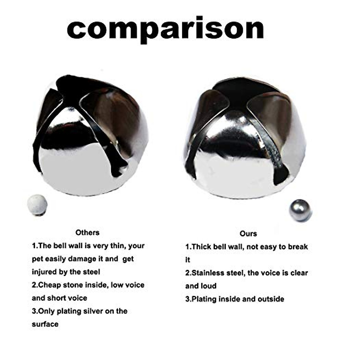 LVYOUIF Dog Doorbells Puppy Bells for Dog Training and Housebreaking Your Doggy Premium Quality - 7 Extra Large Loud 1.4 DoorBells Adjustable Length