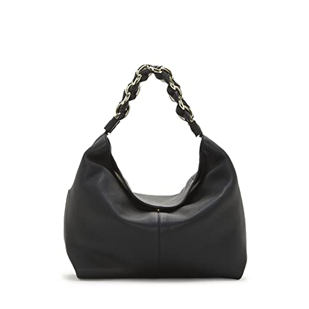 Vince Camuto womens Lyona Hobo Bag, Black, One Size US