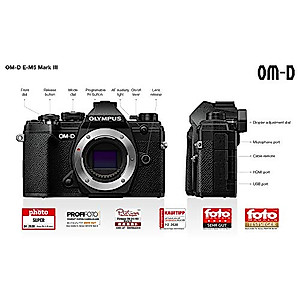 Olympus OM-D E-M5 Mark II Body Mirrorless Digital Camera [Black]International Version (No Warranty)