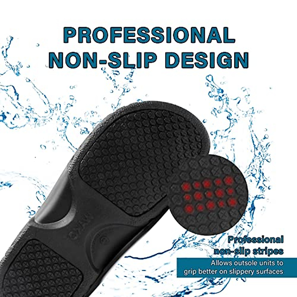 phurnit Slip Resistant Shoes for Men - Comfortable Work Shoes Non Slip Shoes Oil Resistant Waterproof Nursing Nurse Shoes Kitchen Shoes Garden Work Shoe for Men and Women Unisex