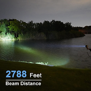 GOODSMANN TACTICPRO Powerful 2000 Lumen HID Spotlight/Floodlight Automotive/Garage/Emergency/Boating/Fishing/Hunting/Camping/Hiking/Patrolling Spotlight 9924-0011-06