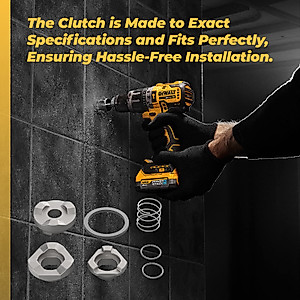 429634-00 Replacement for DeWalt Drywall Gun Clutch 212100 212500 2127-SBD00 DW251 DW251 DW251-B2 DW251-B3 DW251-B3 DW255 DW255-B2 DW274 DW274 DW274-220 DW274W DW274W DW275QD DW275QD DW276 DW276