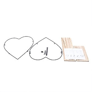 Gdrasuya10 2-Tire Floating Shelves Wall Mounted, Metal Heart Floating Shelves Decor Shelves Romantic Modern Wall Valentines Day Decor Unique Gifts for Children Room Bedroom Bathroom Living Room