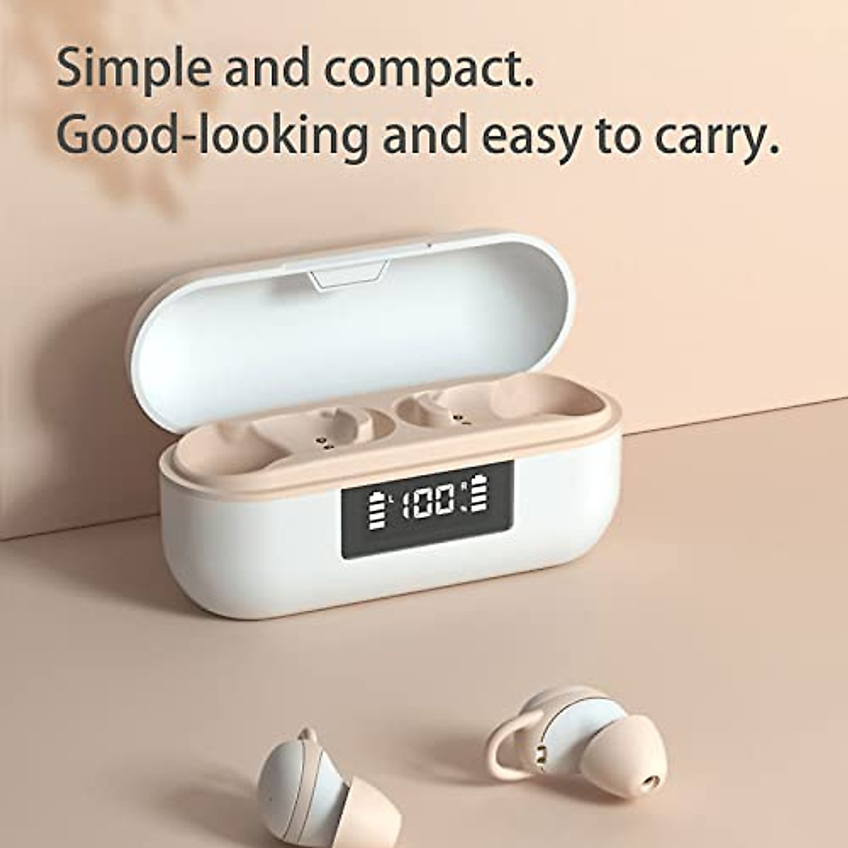 ESSONIO Bluetooth Earbuds Sleep Headphones Bluetooth Noise Cancelling Headphones for Sleeping Headphones for Side Sleepers