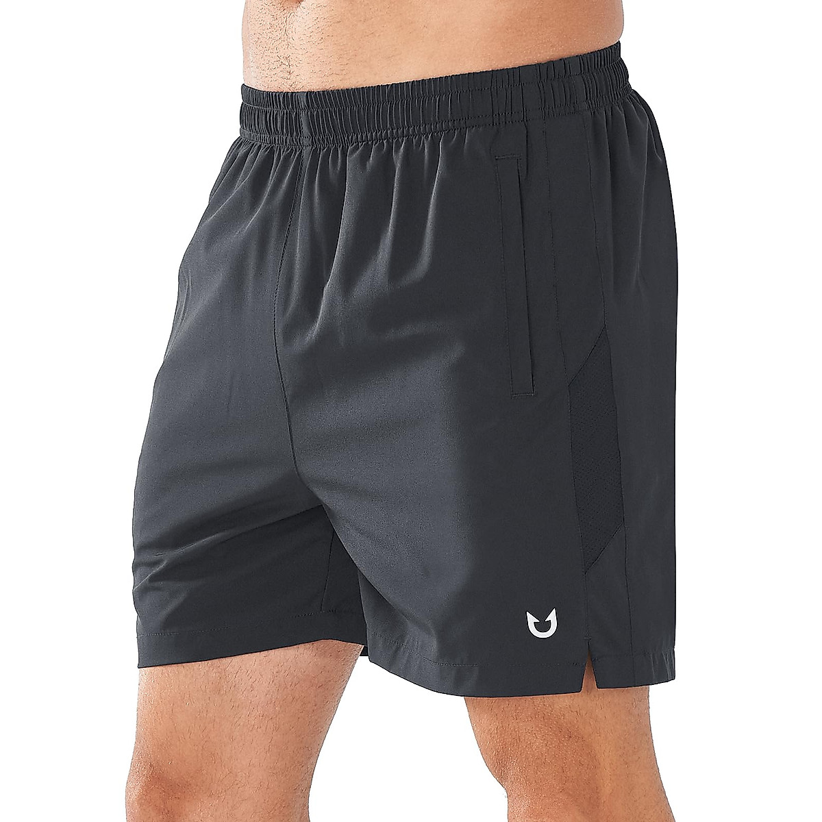 NORTHYARD Men's 5'' Running Shorts Athletic Workout Gym Quick Dry Short for Tennis Active Training with Pockets Darkgrey-L