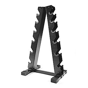 CAP Barbell A-Frame Dumbbell Rack, 23.25 x 18.25 x 41.5 inches, Alloy Steel