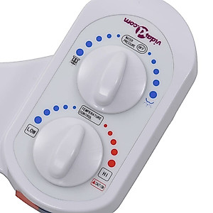 Homgoday Bidet Toilet Seat Attachment Hot Cold Water Single Nozzle