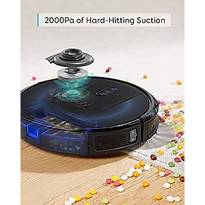 eufy by Anker, RoboVac G30, Robot Vacuum with Dynamic Navigation 2.0, 2000 Pa Strong Suction, Wi-Fi, Compatible with Alexa, Carpets and Hard Floors, Ideal for Pet Owners