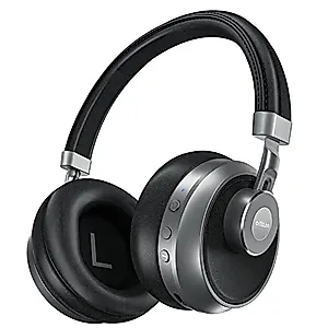 Ortizan Bluetooth Headphones Over Ear, Wireless Headset with Built-in Microphone, Hi-Fi Deep Bass and Soft Protein Earmuffs, for Cellphone/TV/PC/Home Office