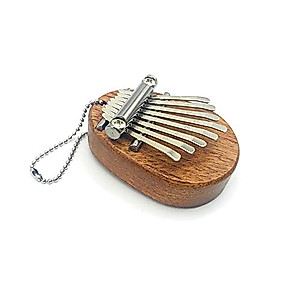 Deoukana 8 Key Mini Kalimba Exquisite Finger Mini Thumb Piano Marimba Musical Accessory Pendant Gift