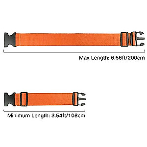 Luxebell Luggage Straps Suitcase Belt Travel Accessories, 1.96 in W x 6.56 ft L 4 Colors
