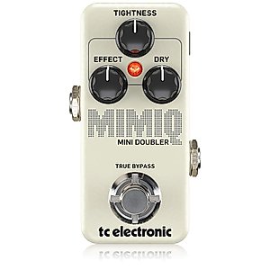 TC Electronic MIMIQ MINI DOUBLER Authentic Doubling Pedal with Responsive Tightness Control for Hyper-Realistic Voice Doubling