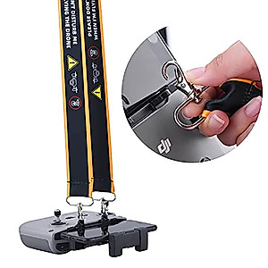 HeiyRC Dual Hooks Neck Strap for DJI AIR 3/Mini 2/Air 2S/Mavic 3/Air 2/Mini 3 Pro Remote Controller Anti-Fall Lanyard Mount (Please Don't Disturb Me When I'm Flying The Drone)