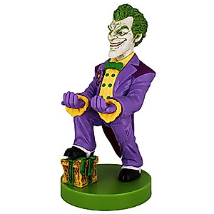 Exquisite Gaming: Warner Bros: Joker - Original Mobile Phone & Gaming Controller Holder, Device Stand, Cable Guys, Licensed Figure, Small