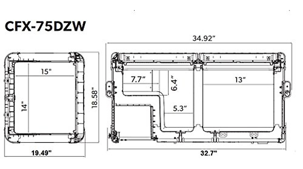 Dometic CFX75DZW Electric Cooler: Refrigerate & Freeze Anywhere