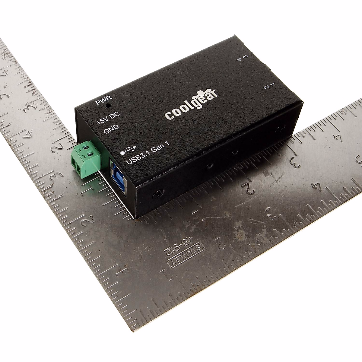 4 Port USB 3.1 Micro Hub with Surge Protection and Mounting Kit