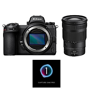 Nikon Z 7II Mirrorless Camera with NIKKOR Z 24-120mm f/4 S Lens, Bundle with Capture One Pro Photo Editing Software (Product Activation Card)