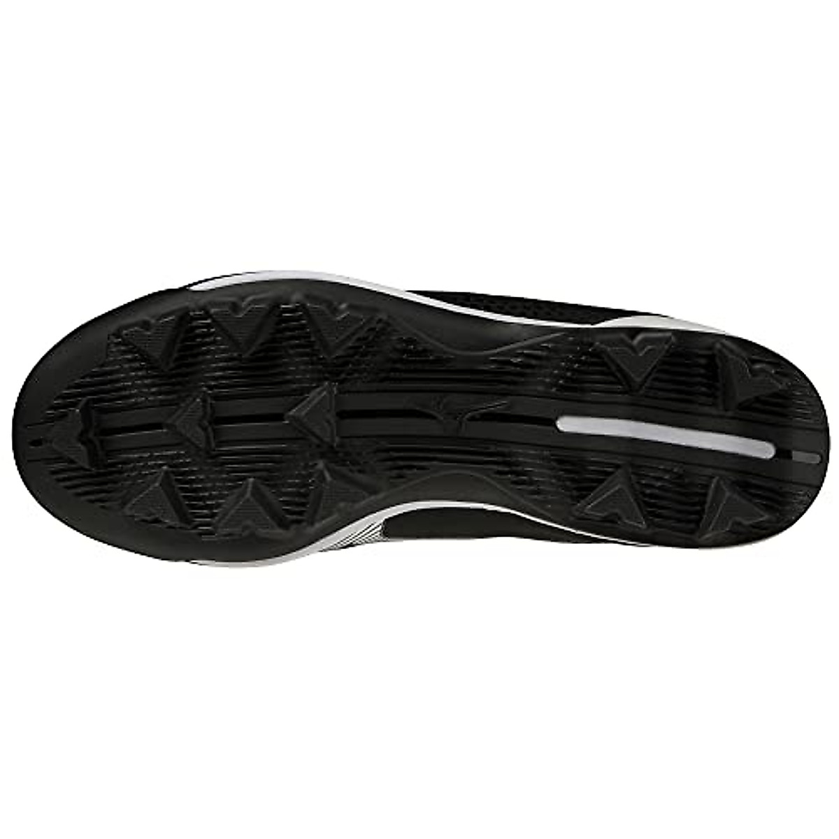 Mizuno Women's Wave Finch Lightrevo Softball Shoe, Black-White, 8