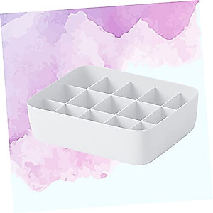 Zerodeko Box Plastic Storage Boxes Plastic Baskets Vanity Storage Organizer Bra Drawer Organizer Panties Drawer Organizer Underwear Storage Box Storage Basket Stackable Basket Divider Sock