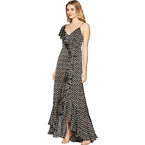 Jill Jill Stuart Women's Asymmetrical Ruffle Dress, Kiera Print, 2