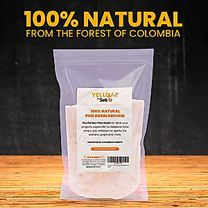 Pine Rosin 1 Lb - 100% Natural - Tree Resin for Beeswax Cloth Food Wraps - Natural Grade Pine Resin Hand Grip Enhancer - Baseball, Rodeo, Ballet, Tennis, Softball, Gym - (16 Onz)