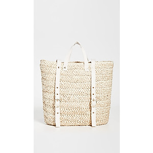 L*Space Women's Summer Days Backpack, Natural, Tan, One Size