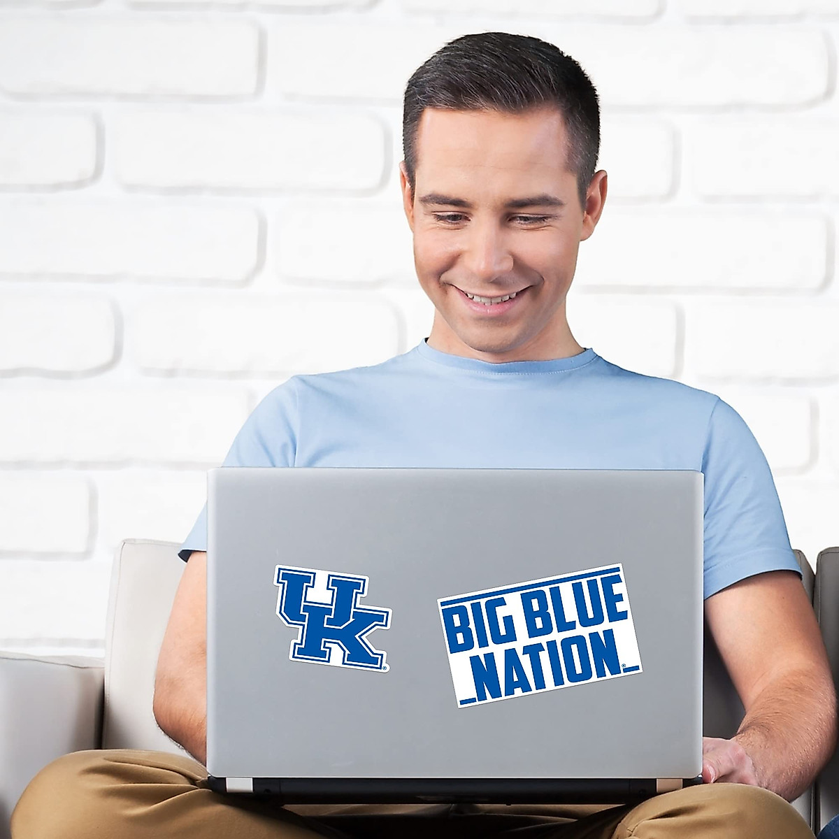 Rico Industries NASCAR Double Up Decal Sticker with Team Phrase, 9" x "4